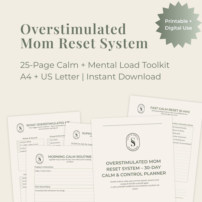 Printable Organizers & Resolution-Focused Printables - Sale Samurai ...